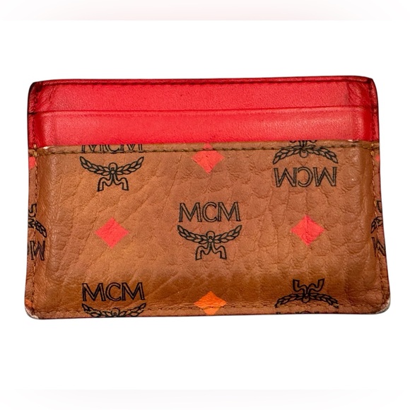 MCM | Bags | Mcm Womens Brown Spectrum Diamond Rainbow Logo Visetos ...